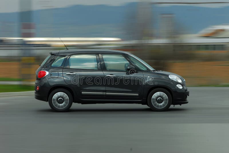 Moving car stock image. Image of diesel, blur, motion - 53025399