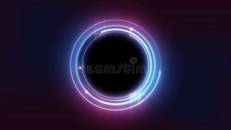 Moving Circles are Intertwined Circles Rotating with the Light Stock ...