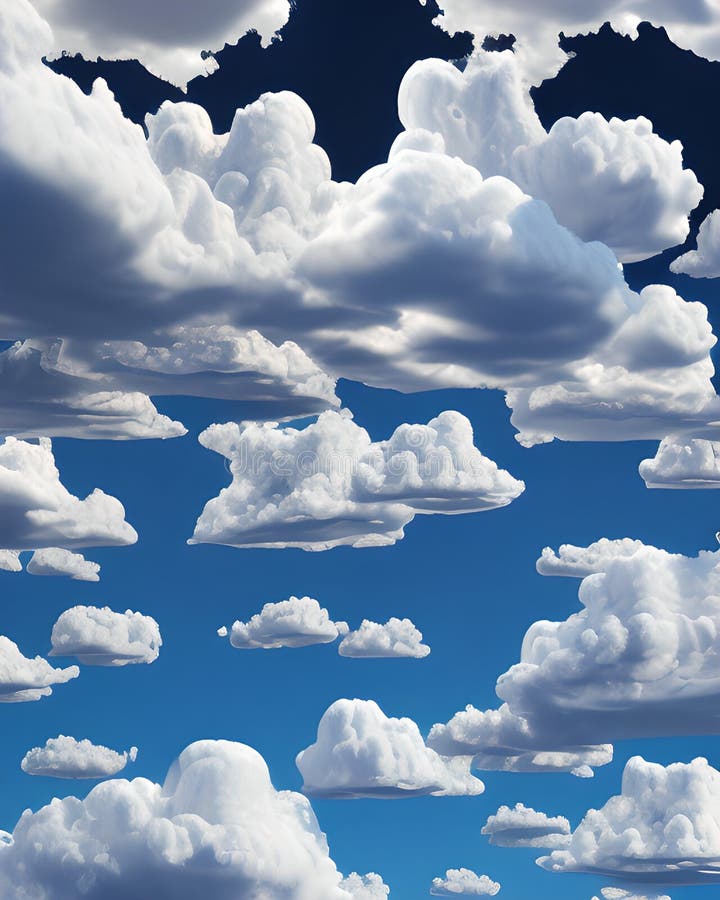 Moving Clouds and Skies Background Stock Illustration - Illustration of ...