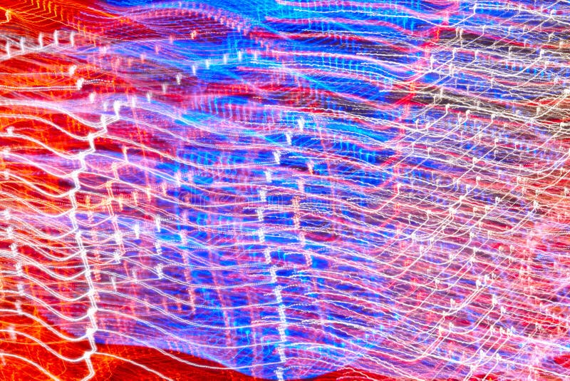 Moving Colored Lights Background. Abstract Backdrop Stock Illustration ...