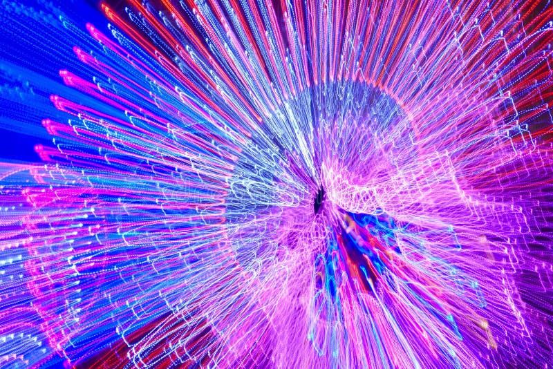 Moving Colored Lights Background. Abstract Backdrop Stock Illustration ...