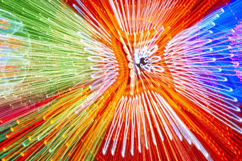 Moving Colored Lights Background. Abstract Backdrop Stock Illustration ...