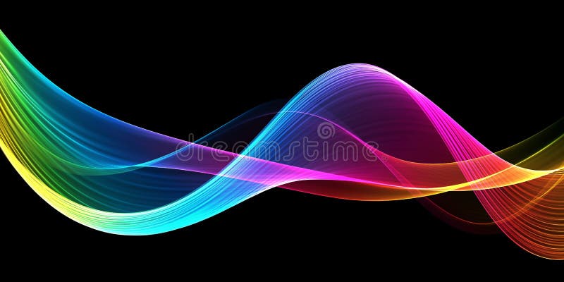 Moving Colorful Abstract Background. Dynamic Effect Stock Illustration ...