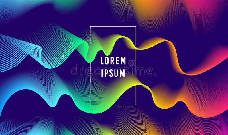 Moving Colorful Abstract Background. Dynamic Effect. Vector ...