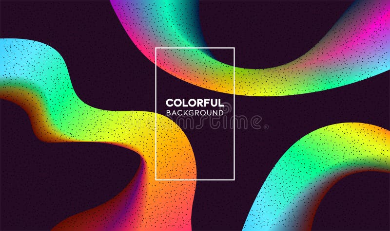 Moving Colorful Abstract Background. Dynamic Effect. Vector ...