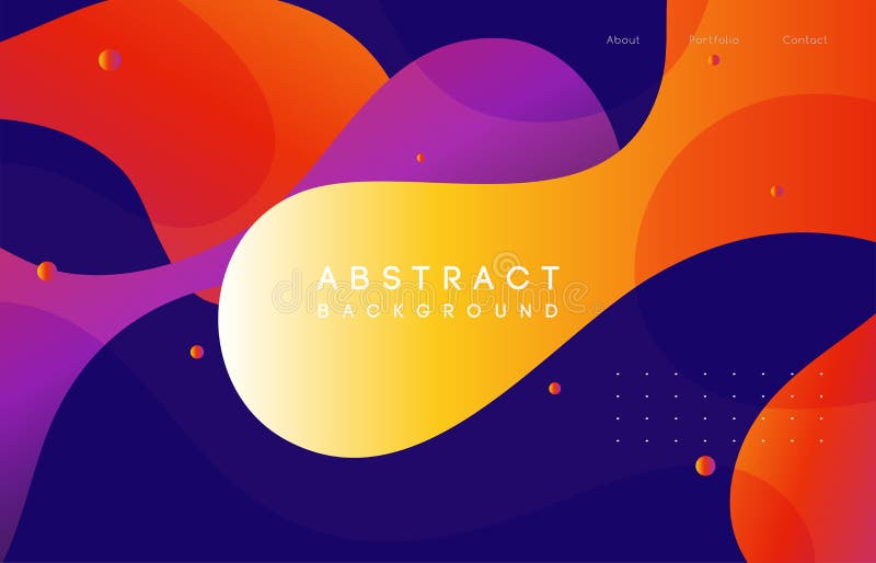Moving Colorful Abstract Background. Dynamic Effect. Vector ...