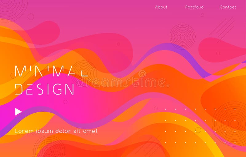 Moving Colorful Abstract Background. Dynamic Effect. Vector ...