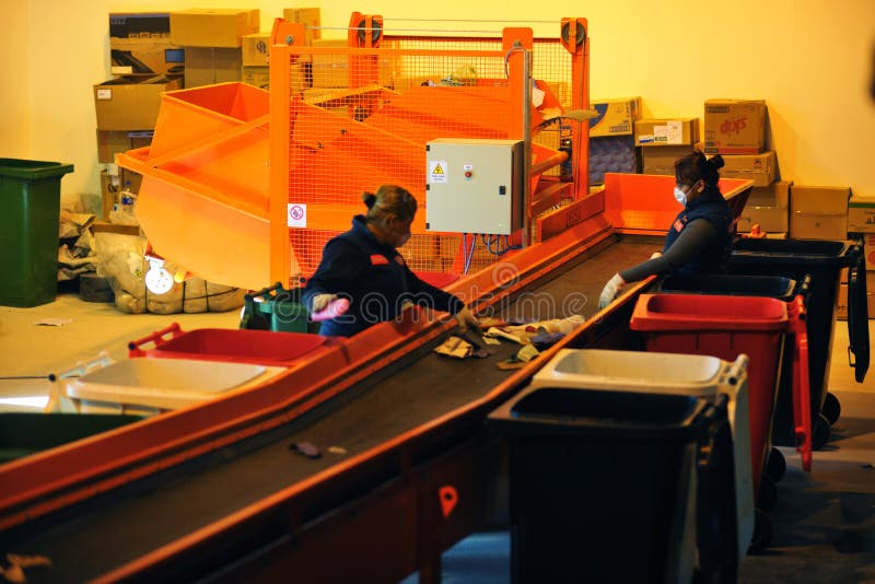 A Modern Plant for Sorting and Recycling Household Wast Editorial Image ...