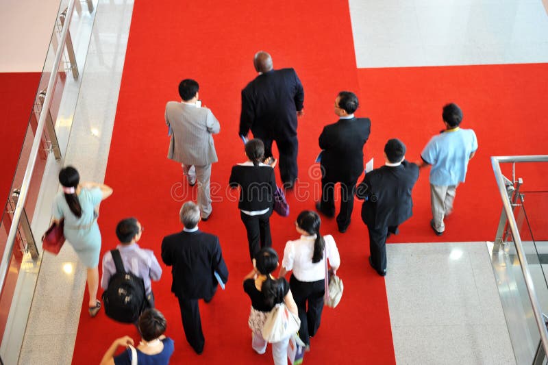 Moving crowd stock image. Image of meeting, group, businessman - 22315507