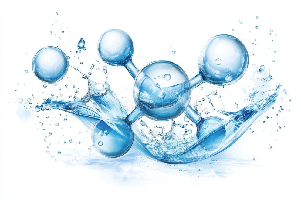 A Moving Crystal Liquid Symbolizing a River with Dynamic Molecules ...