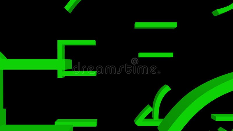 Animation of X Symbols and Lines Over Numbers on Pool Ball Falling ...