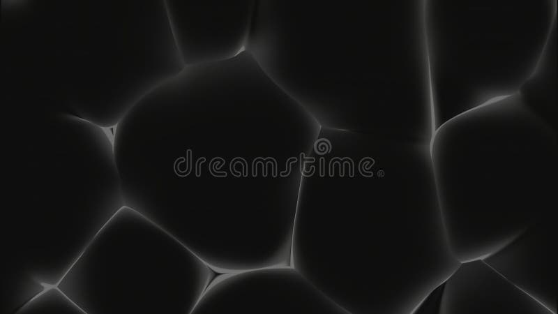 Moving 3d Shapes with Plasma Light. Design. Bright Light of Plasma ...