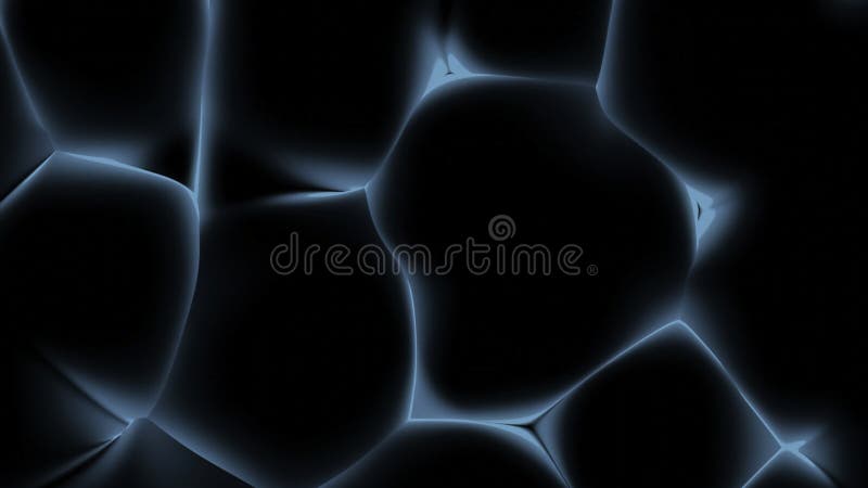 Moving 3d Shapes with Plasma Light. Design. Bright Light of Plasma ...