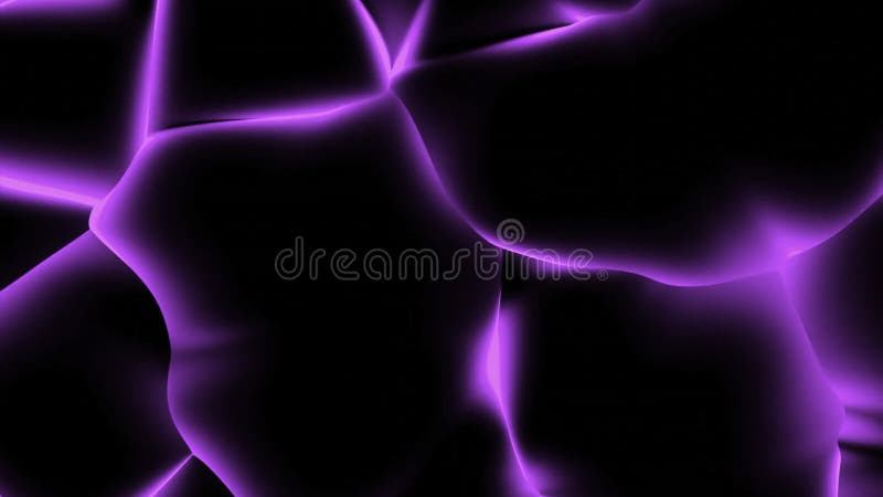 Moving 3d Shapes with Plasma Light. Design. Bright Light of Plasma ...