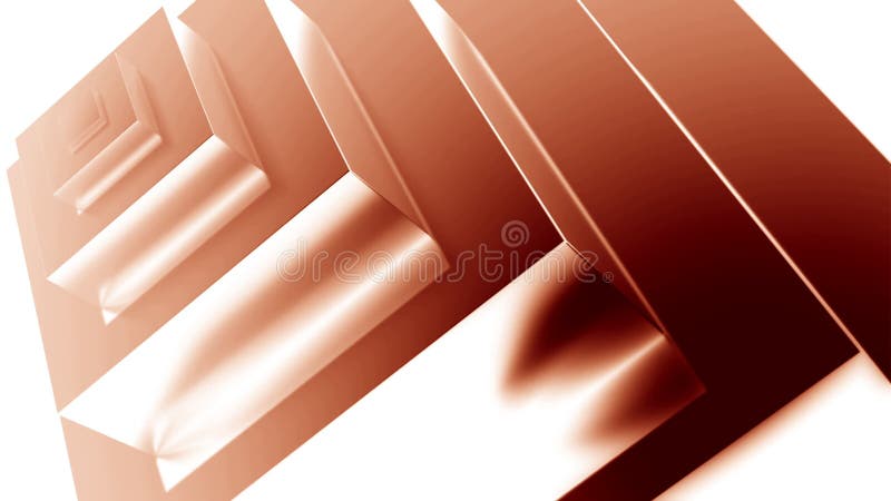 Moving 3d Square with Waves. Motion. Pyramid with Moving Wave Squares ...