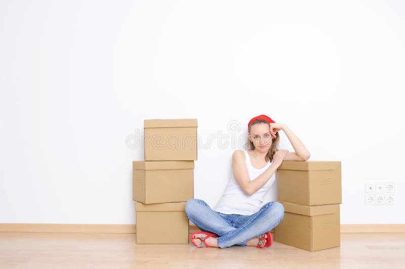 Moving day stock image. Image of home, office, house - 14358247