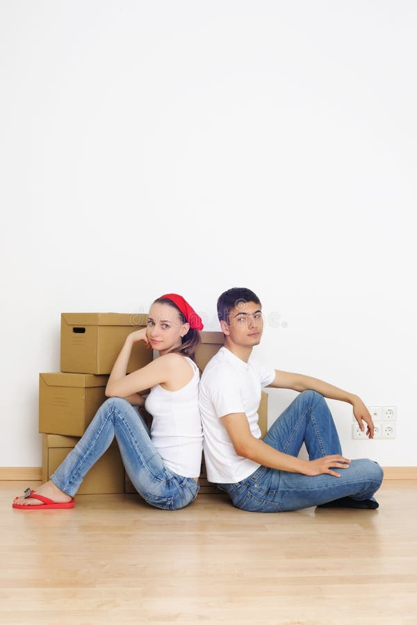 Moving day stock image. Image of estate, office, people - 14896453