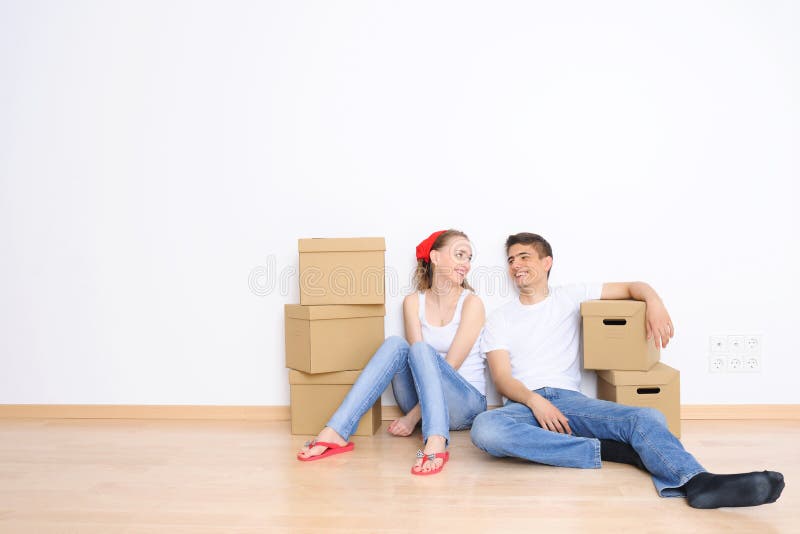 Moving day stock image. Image of apartment, copyspace - 15065909