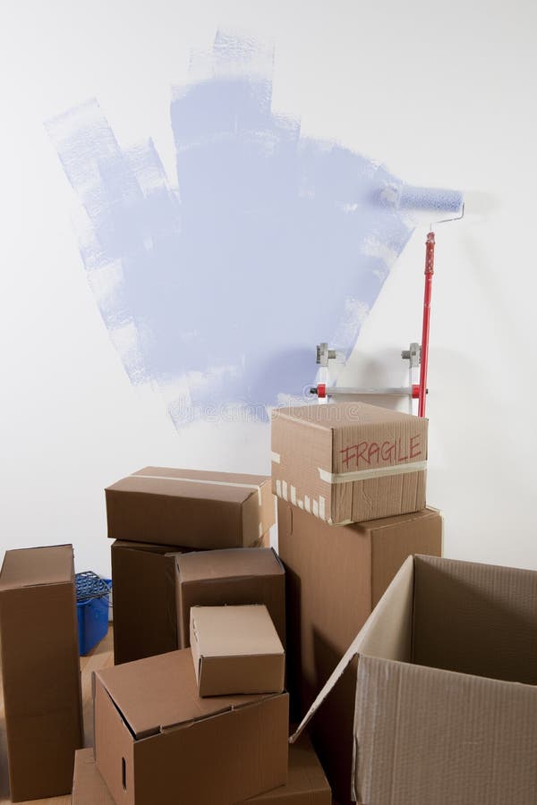 Moving Day stock image. Image of marriage, interior, home - 17245235