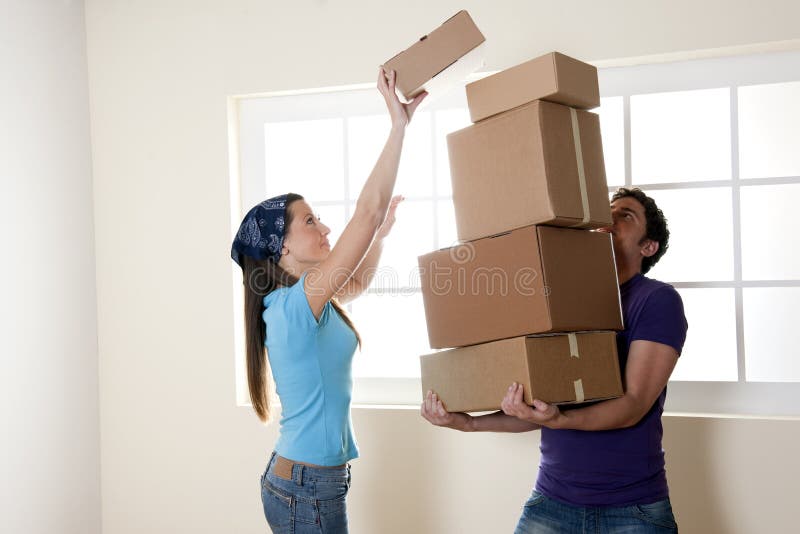 Moving Day stock image. Image of physical, male, interior - 17245463
