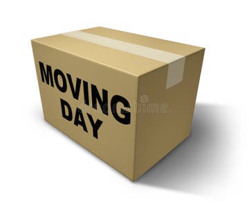 Moving day box stock illustration. Illustration of moving - 21270000
