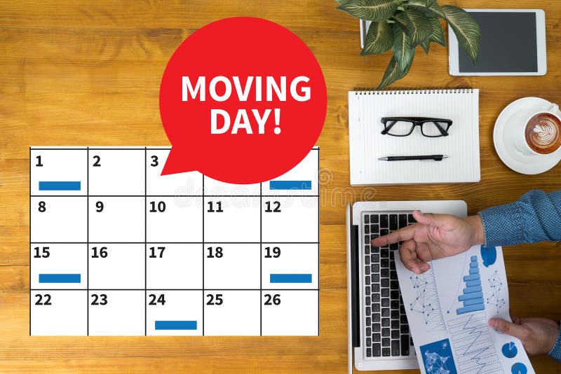 Moving day! stock image. Image of concept, logistics - 77895539