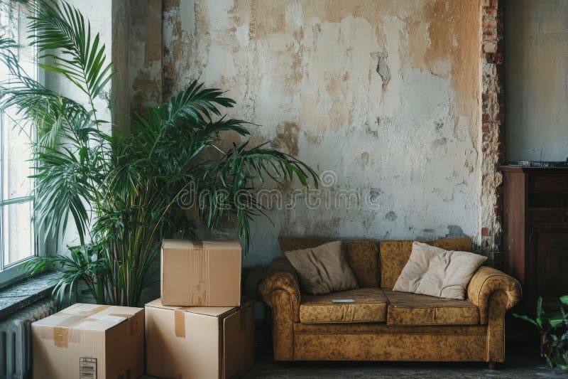 Moving Day Capturing the Essence of a New Home with Empty Rooms and ...