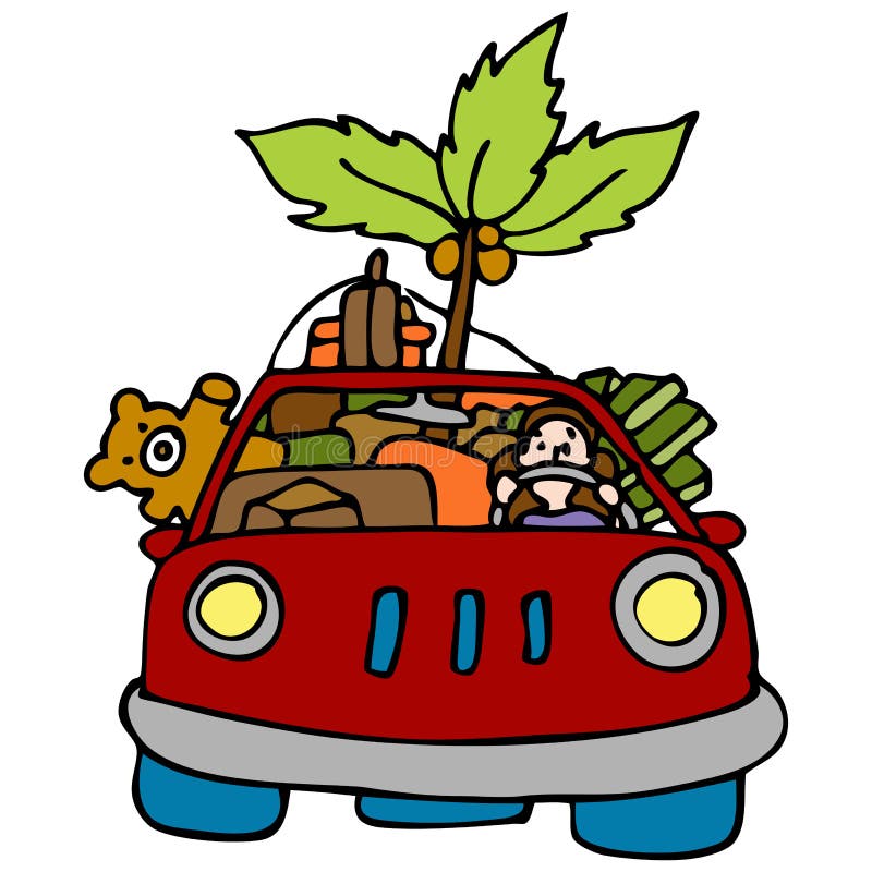 Car Moving Packed Stock Illustrations – 44 Car Moving Packed Stock ...