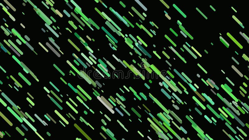 Diagonal Stripes Move with Shining Lines on Black Background. Motion ...