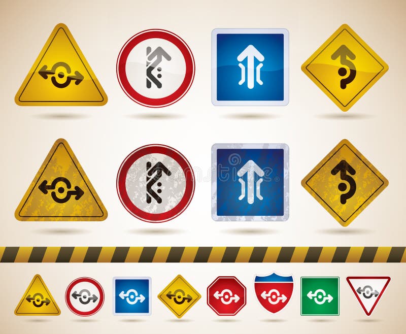 Moving directions stock vector. Illustration of brown - 26167270