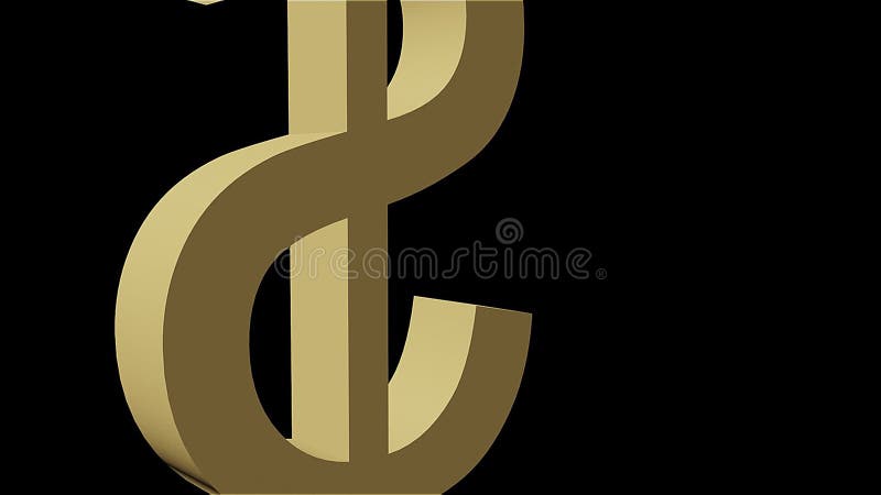 Moving dollar symbol 3D stock footage. Video of exchange - 98487952