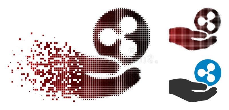 Moving Dot Halftone Hand Give Ripple Icon Stock Vector - Illustration ... Moving Dot Halftone Hand Give Ripple Icon Stock Vector - Illustration ...