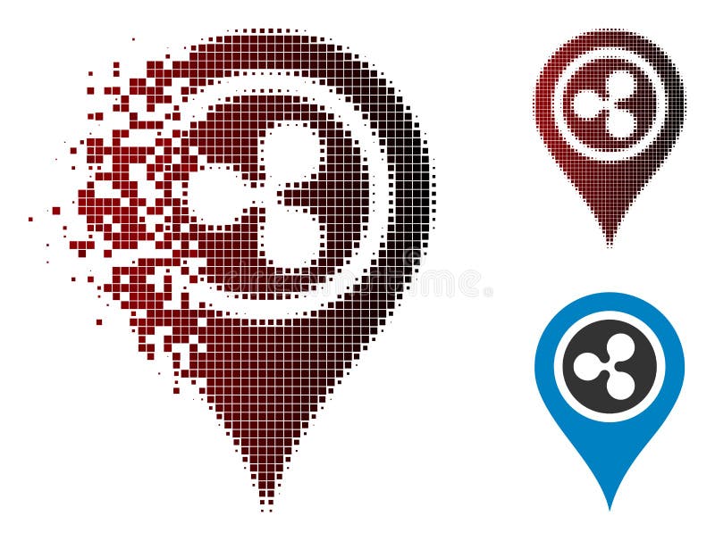 Moving Dot Halftone Ripple Map Marker Icon Stock Vector - Illustration ... Moving Dot Halftone Ripple Map Marker Icon Stock Vector - Illustration ...