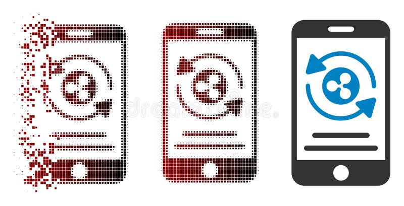 Moving Dot Halftone Ripple Mobile Payment Icon Stock Vector ... Moving Dot Halftone Ripple Mobile Payment Icon Stock Vector ...