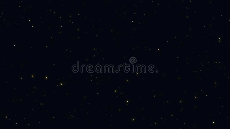 Moving Dot Particles and Soft Light or Stars in a Space Background ...
