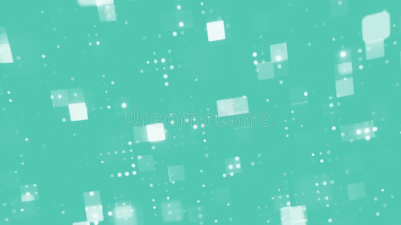 Moving Dot Square White on Light Green Blue Background. Stock Video ...