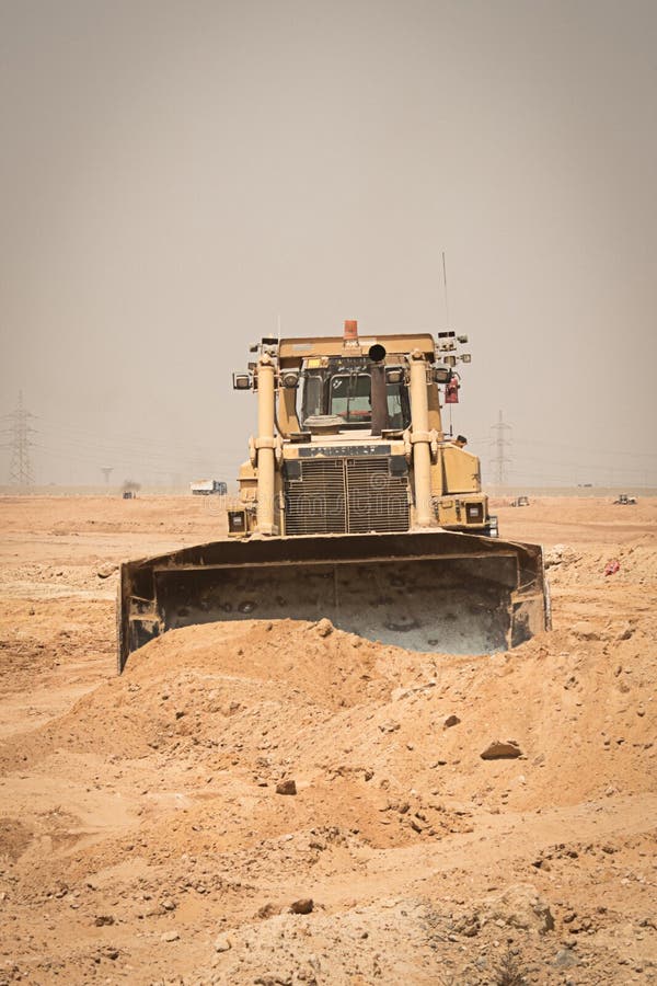 Earth Grading At Residential Construction Site Stock Image - Image of ...
