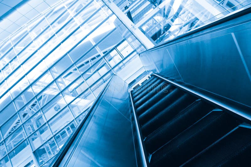 Moving escalator stock image. Image of passenger, bright - 31909591