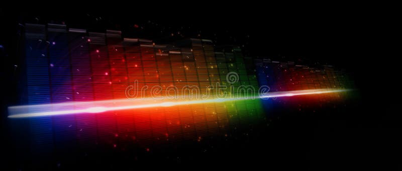 Moving Fast Music Equalizer Bar. Represent Deeper Sound and Emotional ...