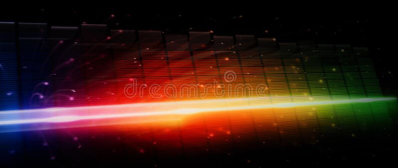 Moving Fast Music Equalizer Bar. Represent Deeper Sound and Emotional ...