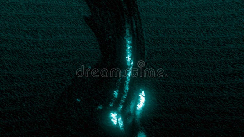 Moving Fluid Structure with Lines in Space. Motion. Liquid 3d Structure ...