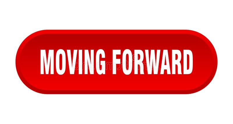 Moving forward button stock vector. Illustration of white - 196830277