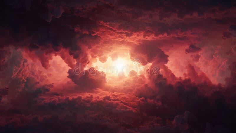 Moving Forward through the Clouds Towards the Sun Stock Footage - Video ...