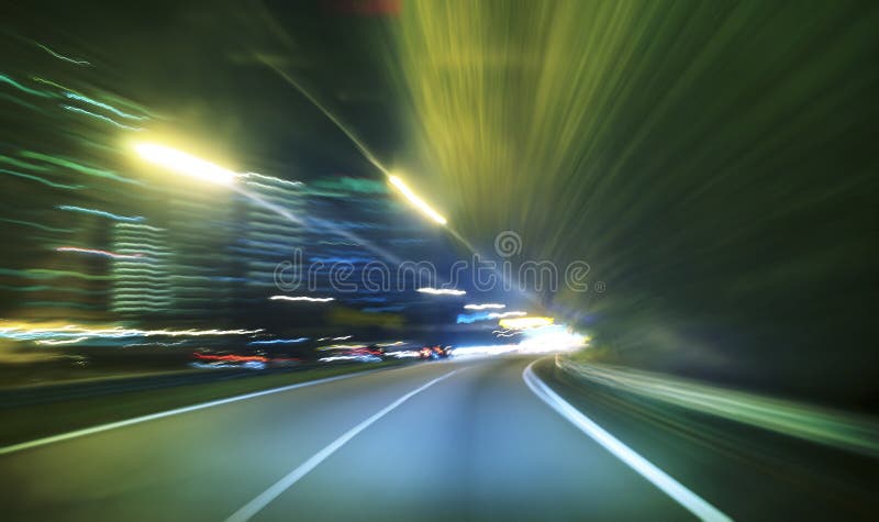 Moving Forward Motion Blur Background Stock Photo - Image of luxury ...