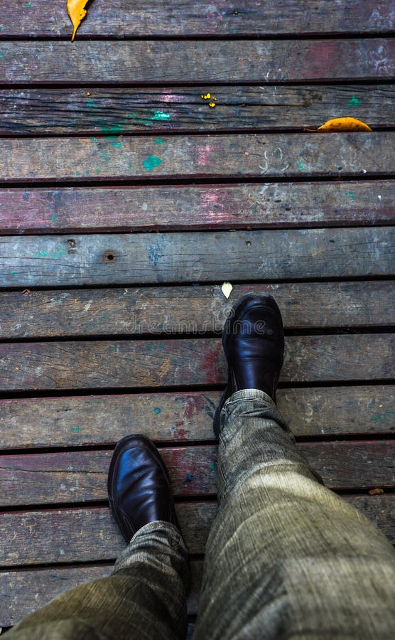 Moving Forward with Two Feet, Do Not Stop Moving Forward. Stock Image ...