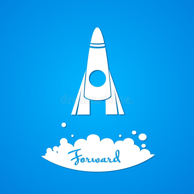 Moving Forward, Vector Logo Stock Vector - Illustration of design, blue ...