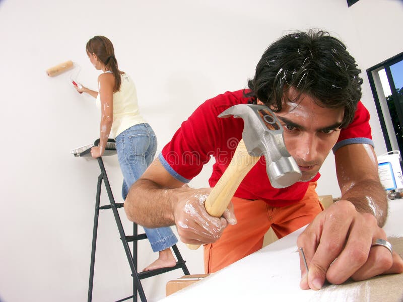 Moving and fun. stock photo. Image of tool, optimism - 18503748