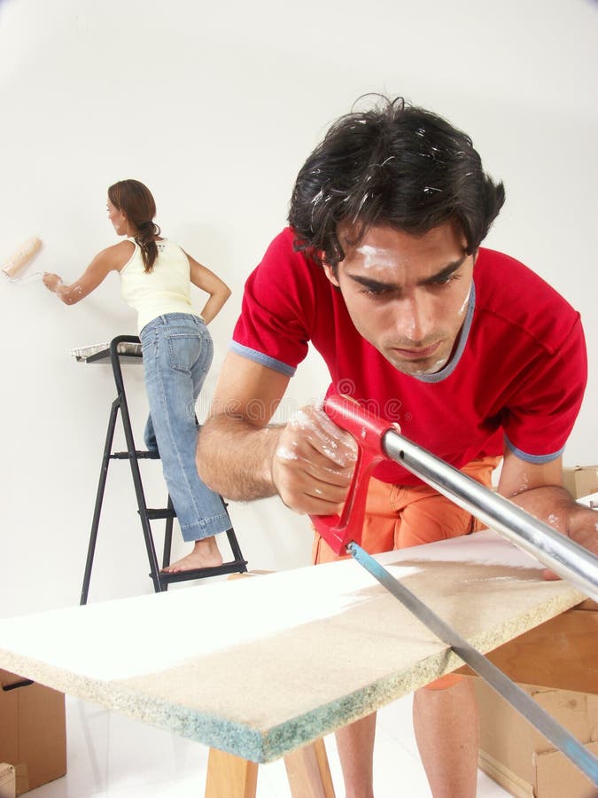 Moving and fun. stock photo. Image of riveting, couple - 18504128