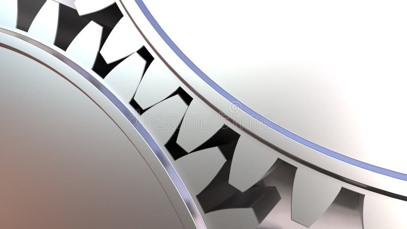 Moving Gear Wheels. Loopable Close-up Animation Stock Video - Video of ...
