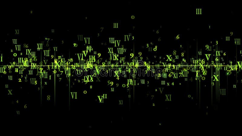 Green Numbers and Data Computer Code Stock Video - Video of online ...